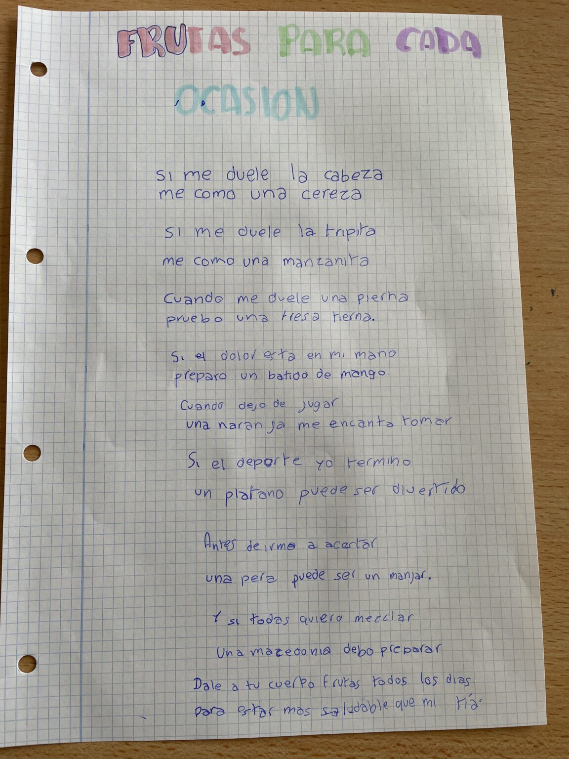 Día Internacional de la Poesía: Poemas con sabor a fruta. – C.E.I.P ...